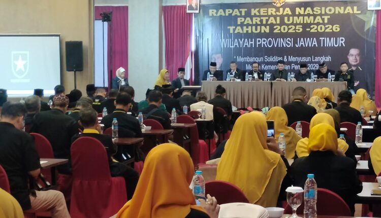 Rakernas Partai Ummat Wilayah Jawa Timur 2025-2026, Bangun Soliditas dan Strategi Menuju ...